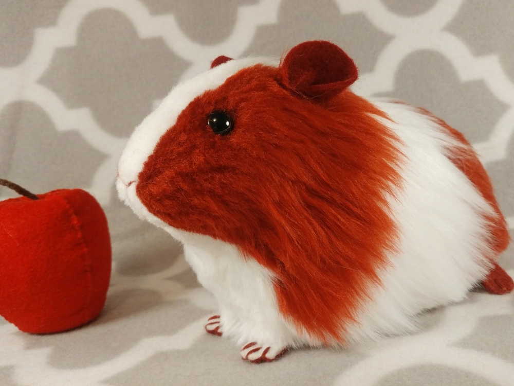 Big Maroon Dutch Guinea Pig Plushie | Citrine Mouse