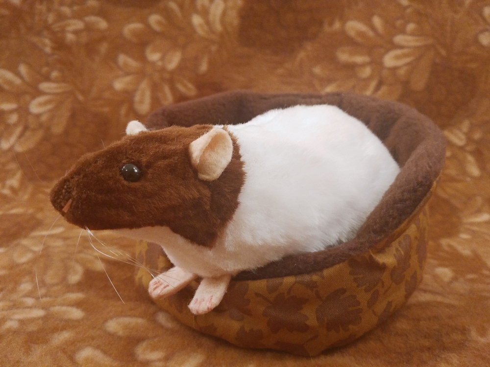 Brown Capped Rat Plushie | Citrine Mouse