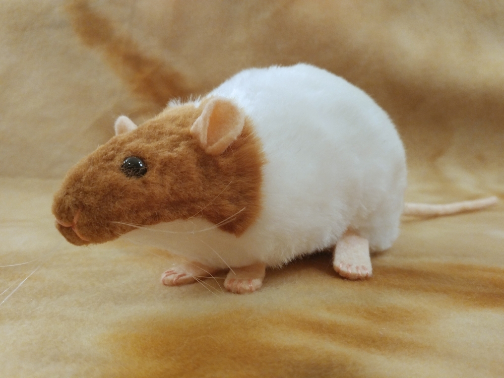 Fawn Capped Rat Plushie | Citrine Mouse