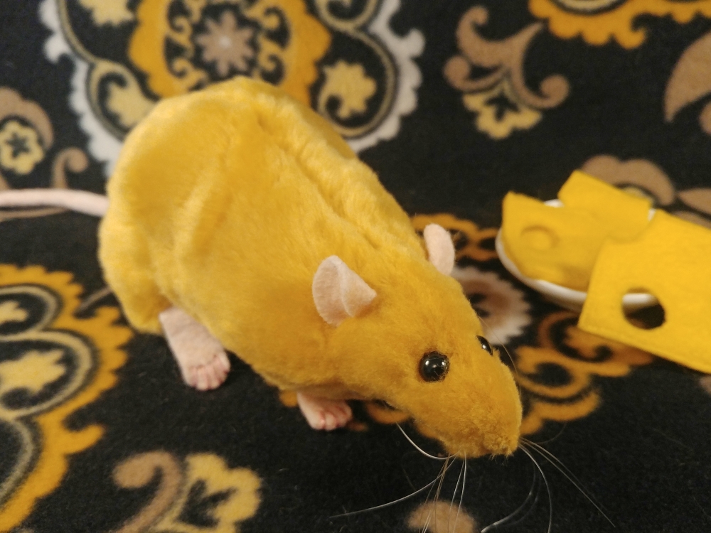 Gold Rat Plushie | Citrine Mouse