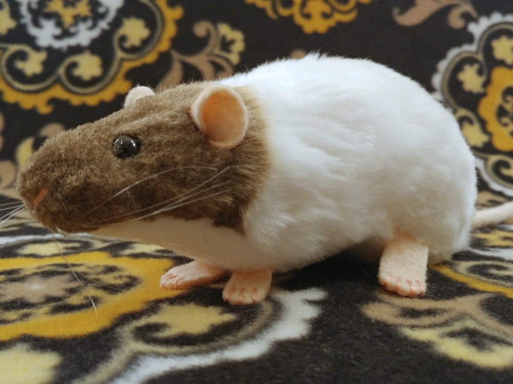 Light Brown Capped Rat Plushie | Citrine Mouse