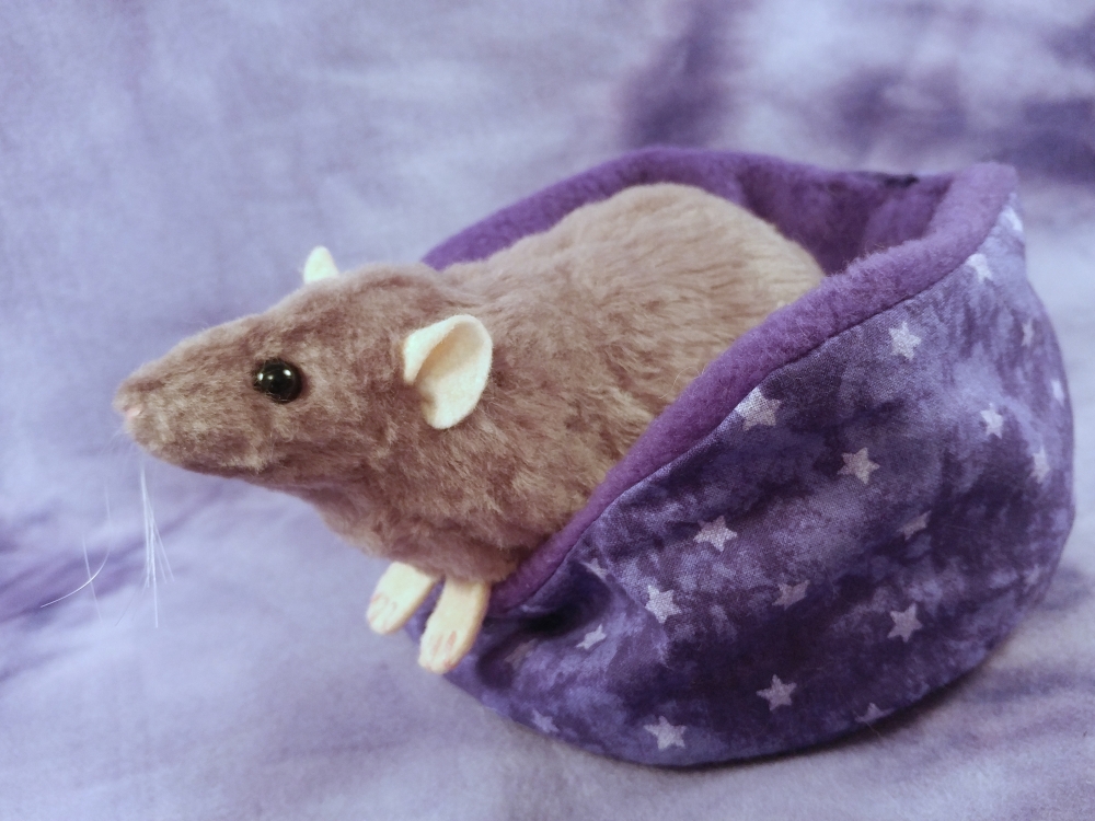 Light Purple Rat Plushie | Citrine Mouse