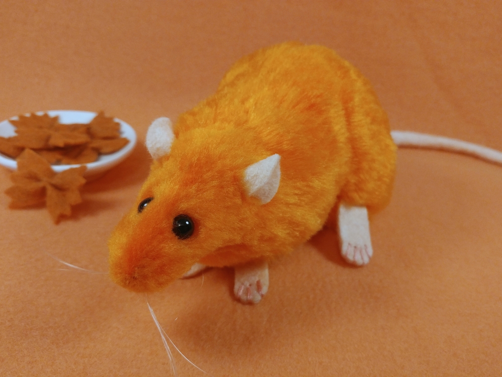 Orange Rat Plushie | Citrine Mouse