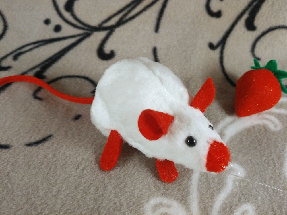 Red Siamese Mouse Plushie | Citrine Mouse