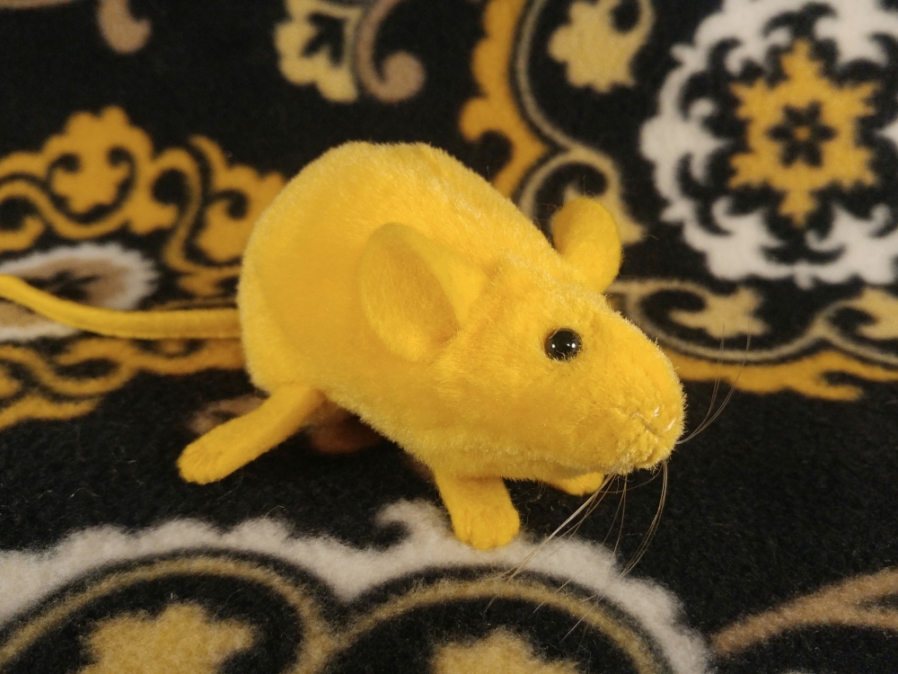 Yellow Mouse Plushie | Citrine Mouse