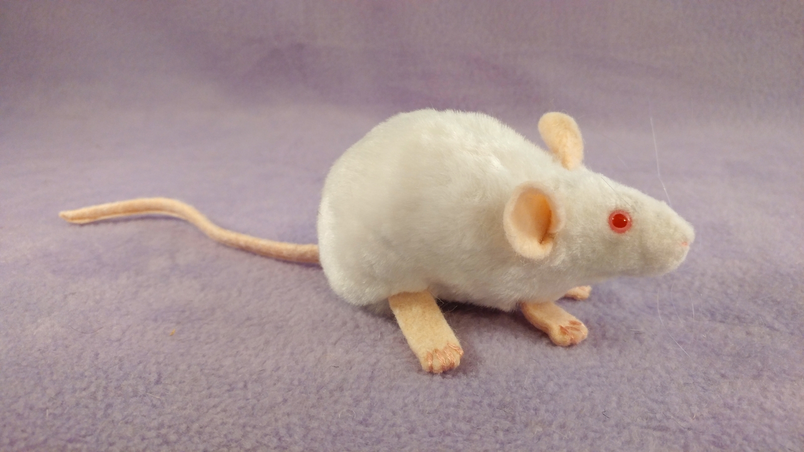 White Mouse Plushie | Citrine Mouse