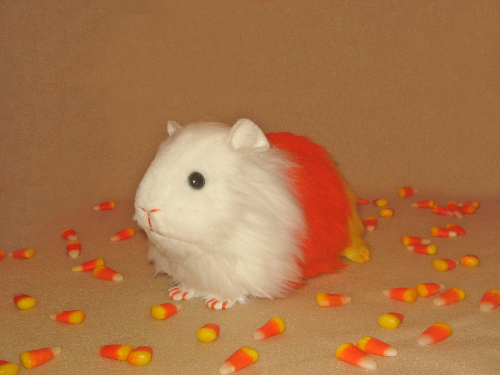 Big Candy Corn Guinea Pig Plushie | Citrine Mouse