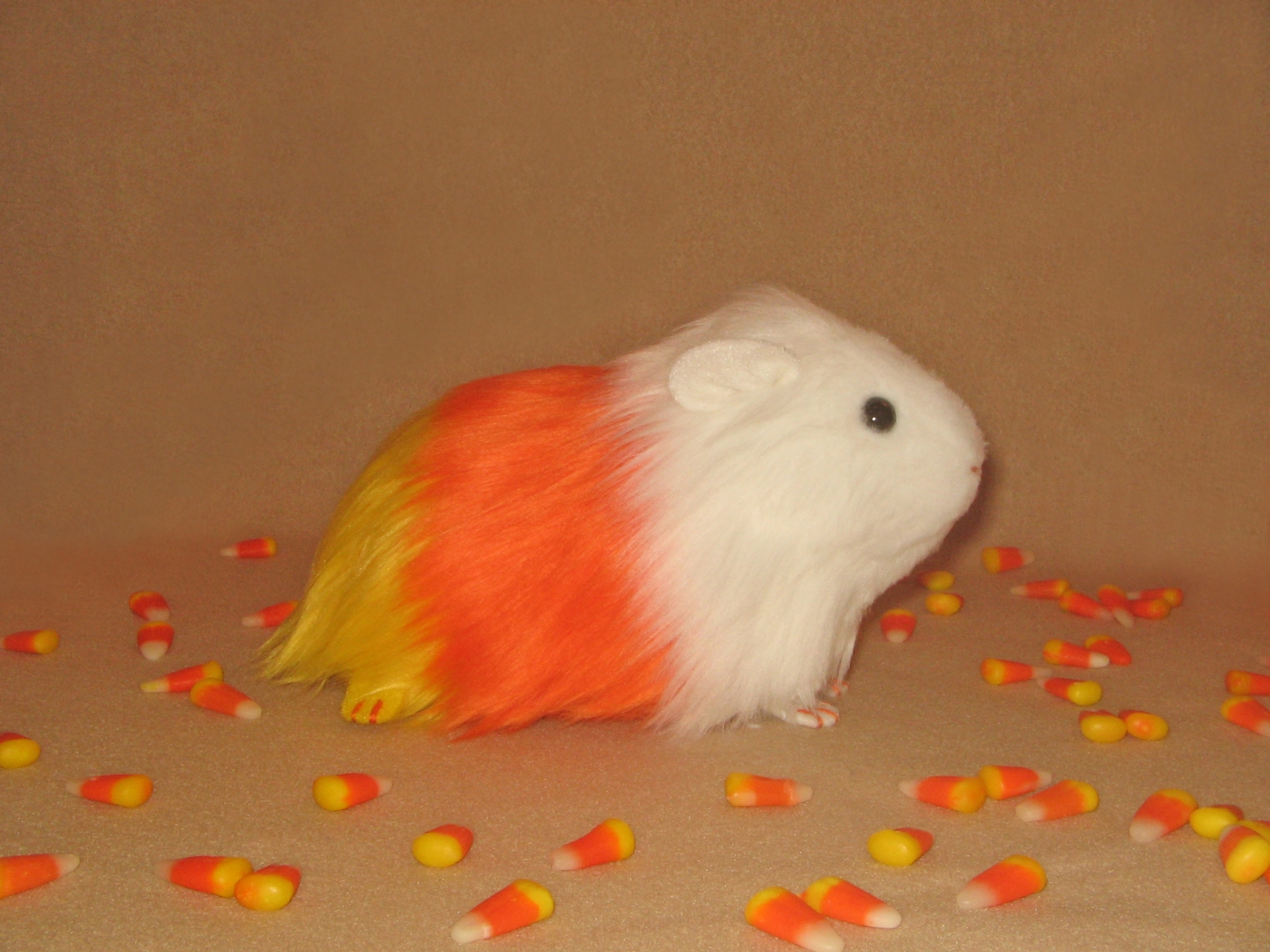 Big Candy Corn Guinea Pig Plushie | Citrine Mouse