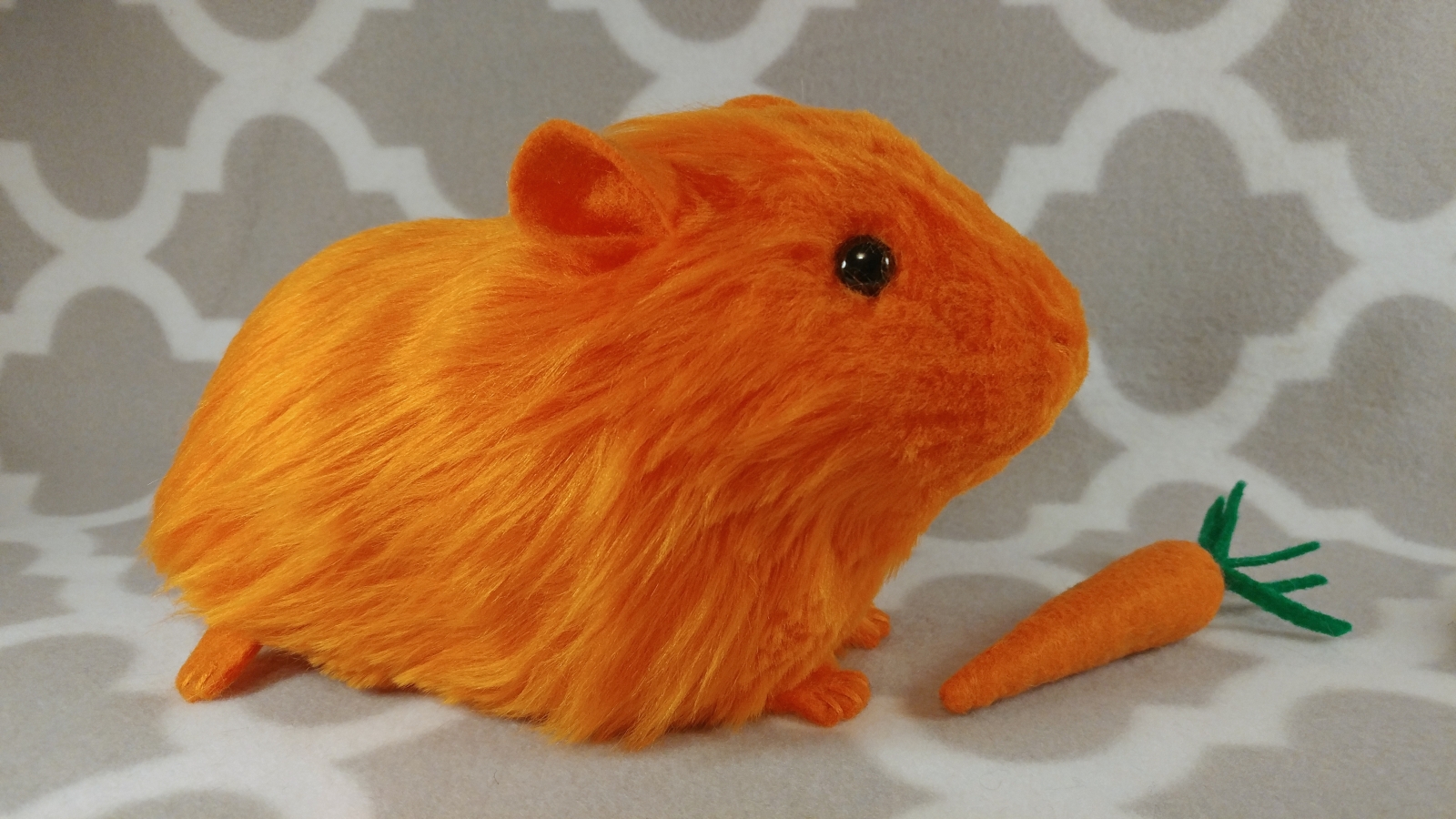 Big Orange Guinea Pig Plushie | Citrine Mouse