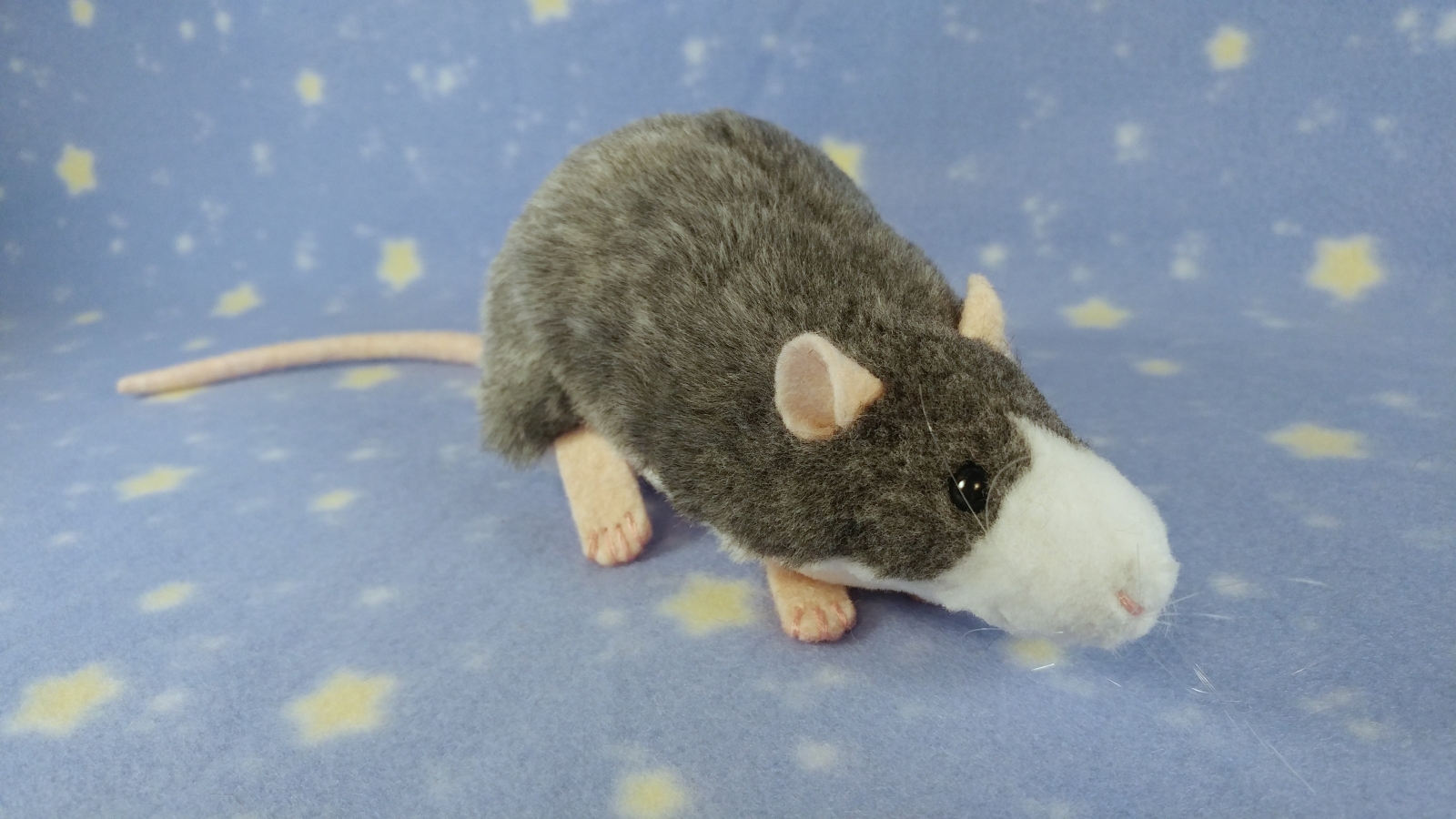 Blue Grey Blazed Rat Plushie | Citrine Mouse