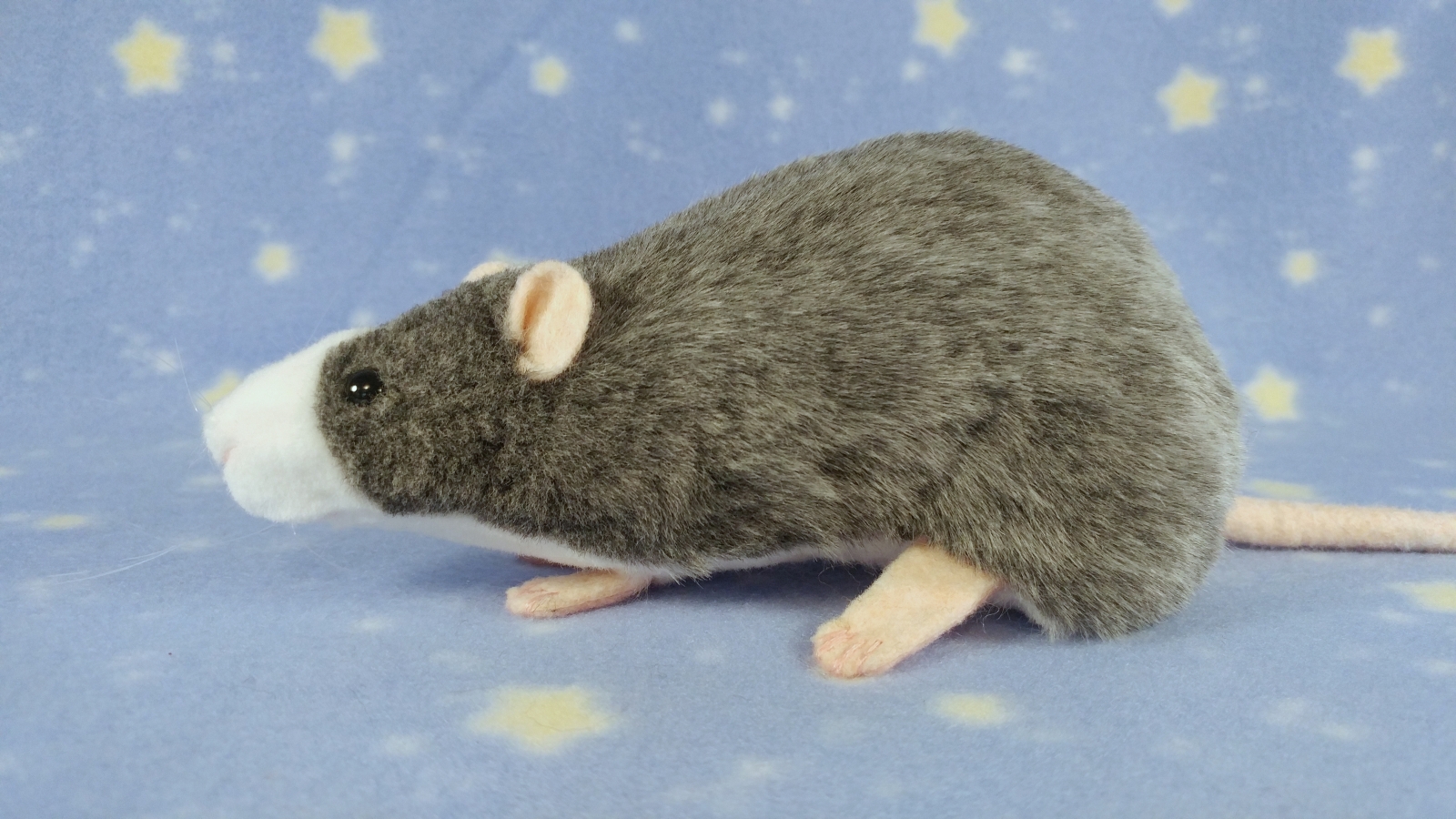 Blue Grey Blazed Rat Plushie | Citrine Mouse