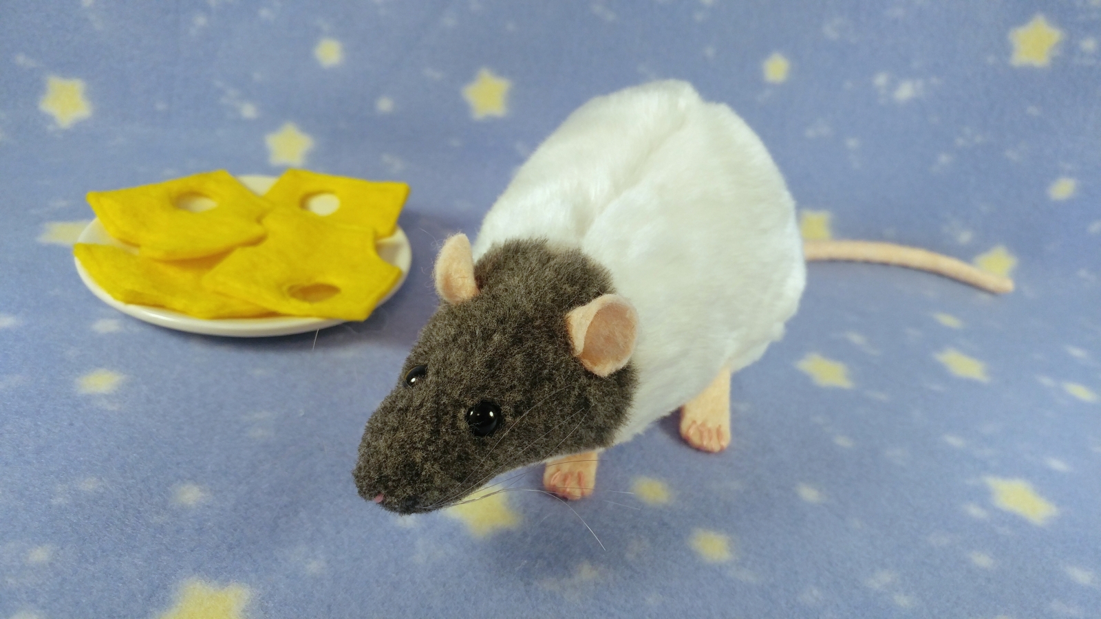 Blue Grey Capped Rat Plushie | Citrine Mouse