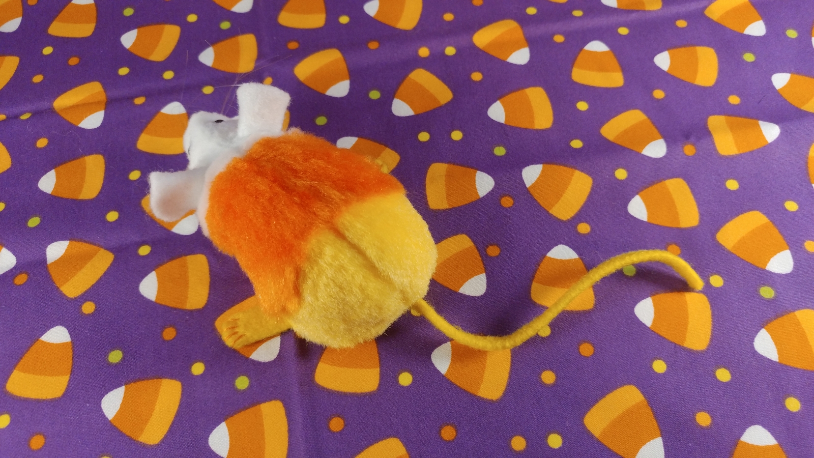 Candy Corn Mouse Plushie | Citrine Mouse
