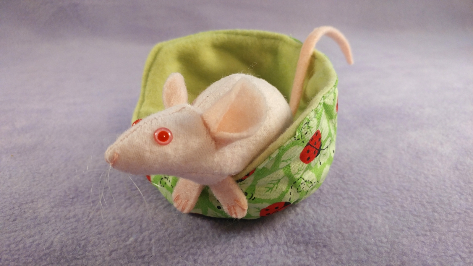 Hairless Mouse Plushie | Citrine Mouse