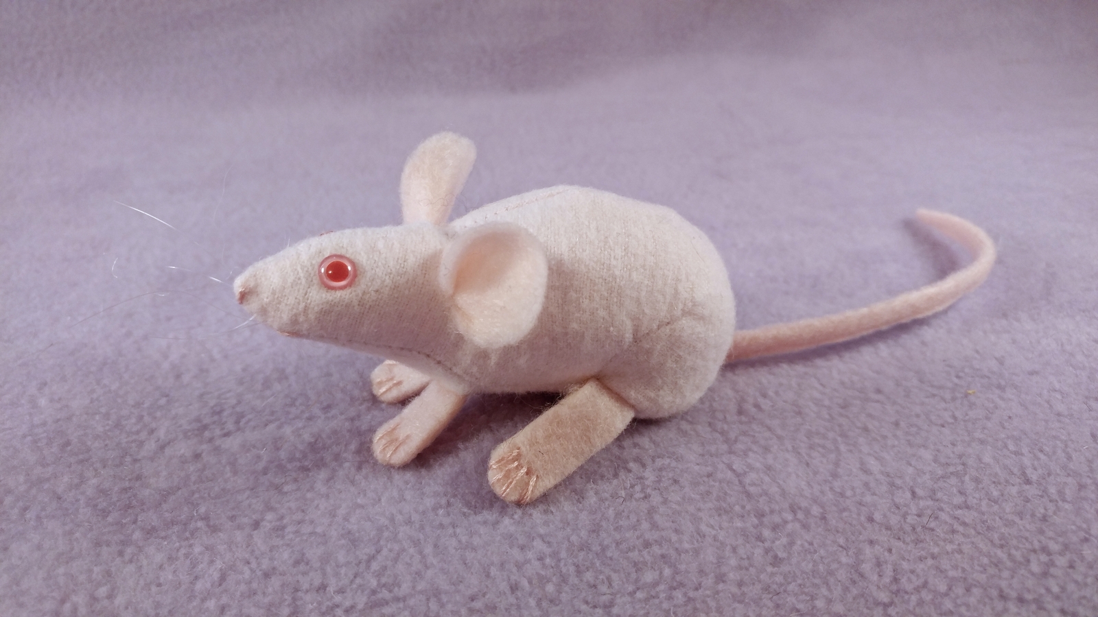 Hairless Mouse Plushie | Citrine Mouse