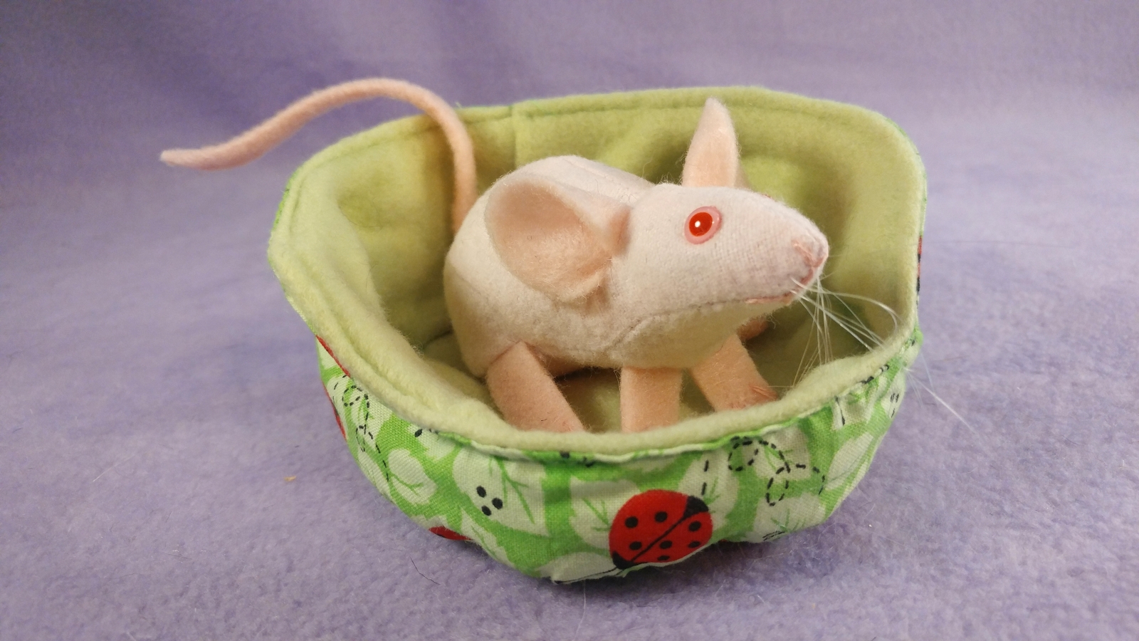 Hairless Mouse Plushie | Citrine Mouse