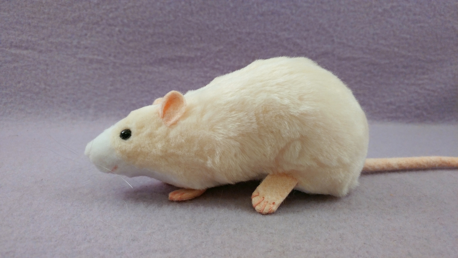 Ivory Blazed Rat Plushie | Citrine Mouse