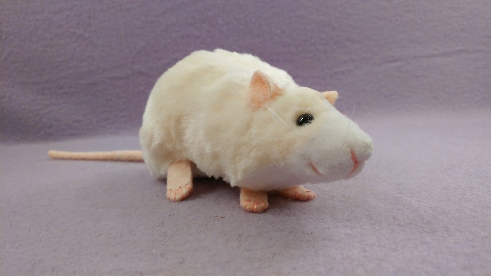 Ivory Blazed Rat Plushie | Citrine Mouse