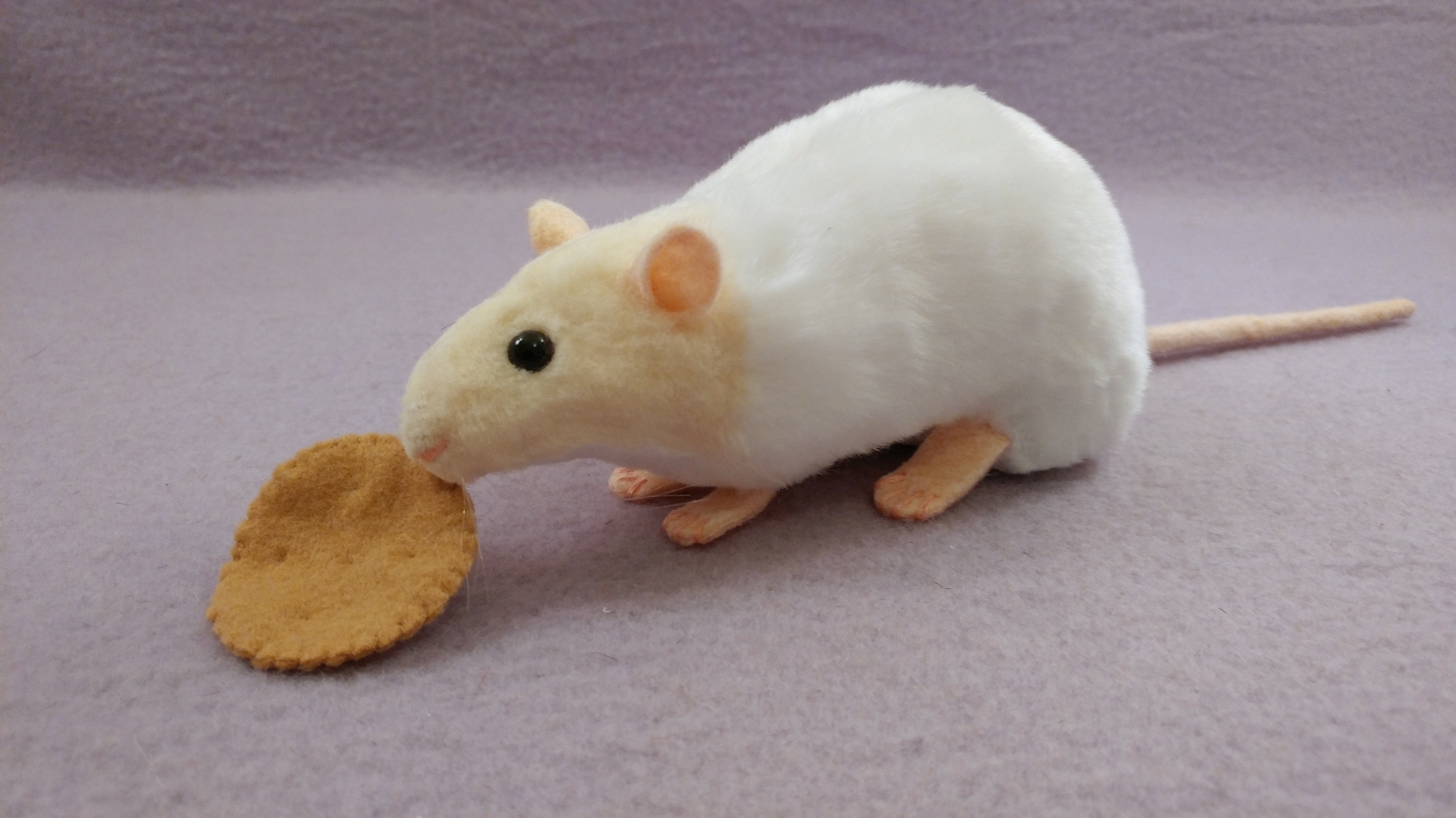 Ivory Capped Rat Plushie | Citrine Mouse