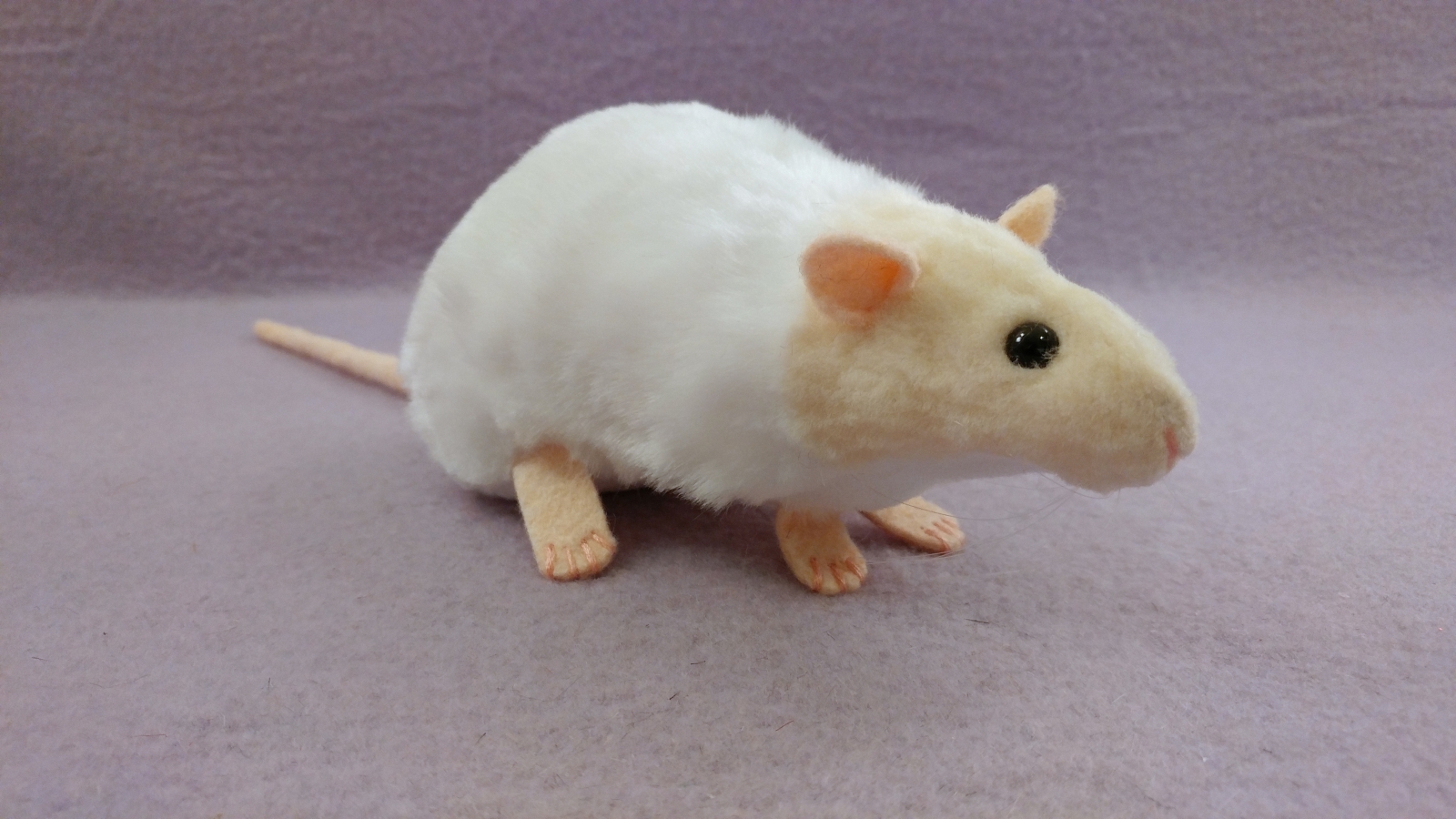 Ivory Capped Rat Plushie | Citrine Mouse