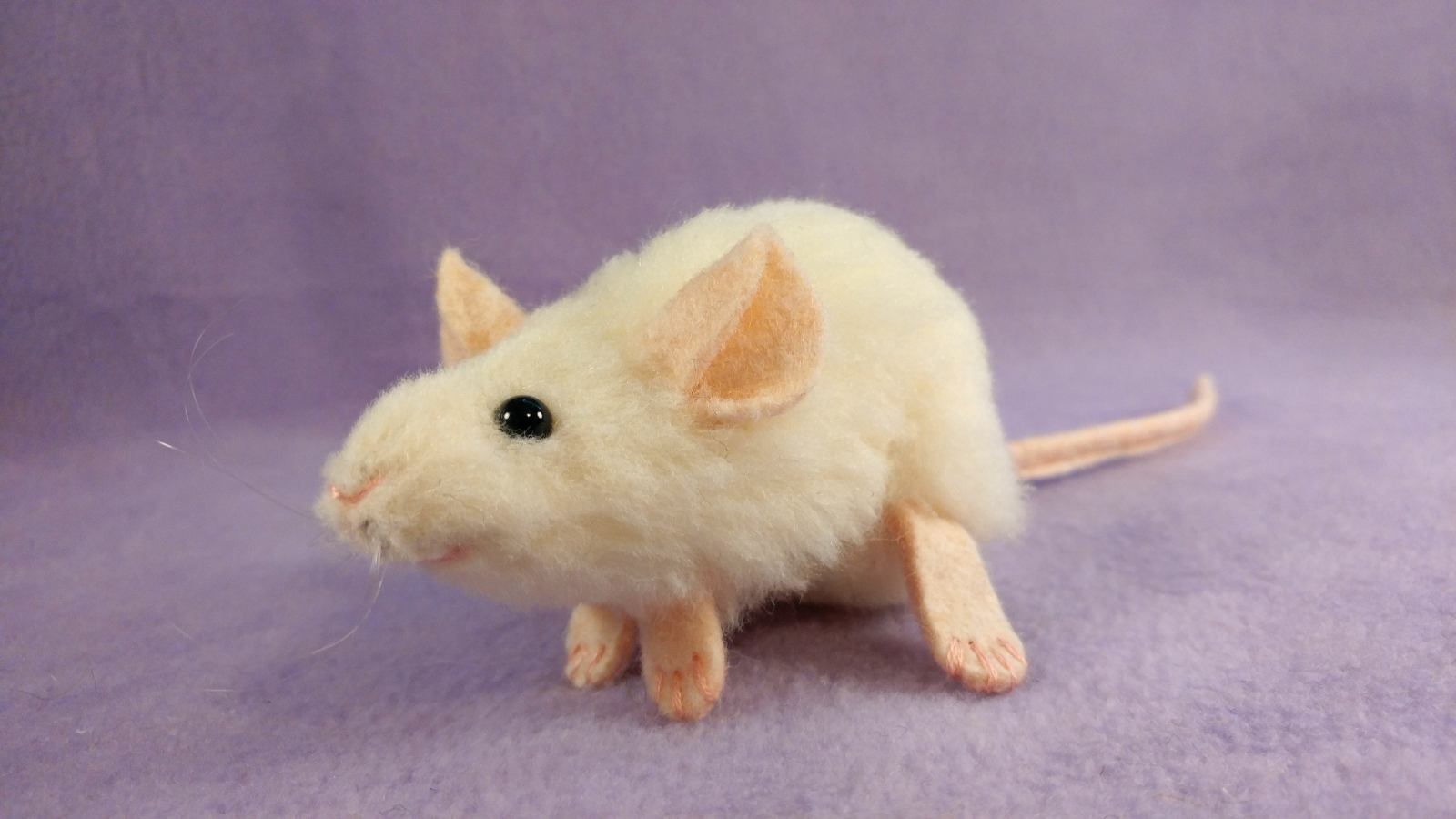 Ivory Mouse Plushie | Citrine Mouse