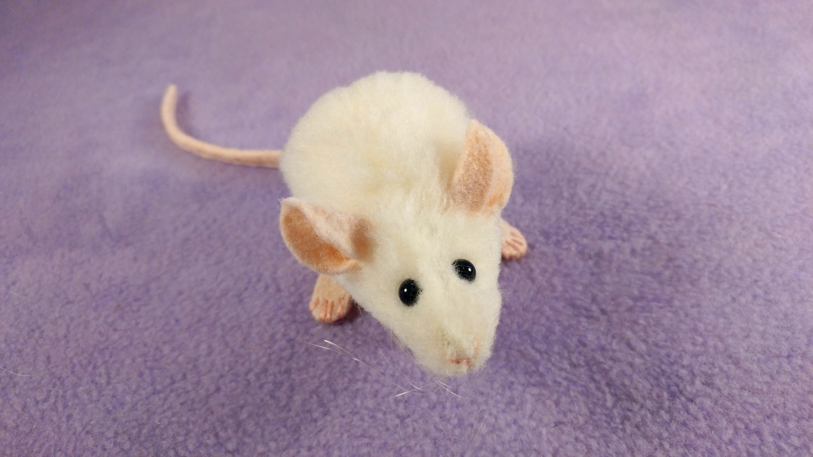 Ivory Mouse Plushie | Citrine Mouse