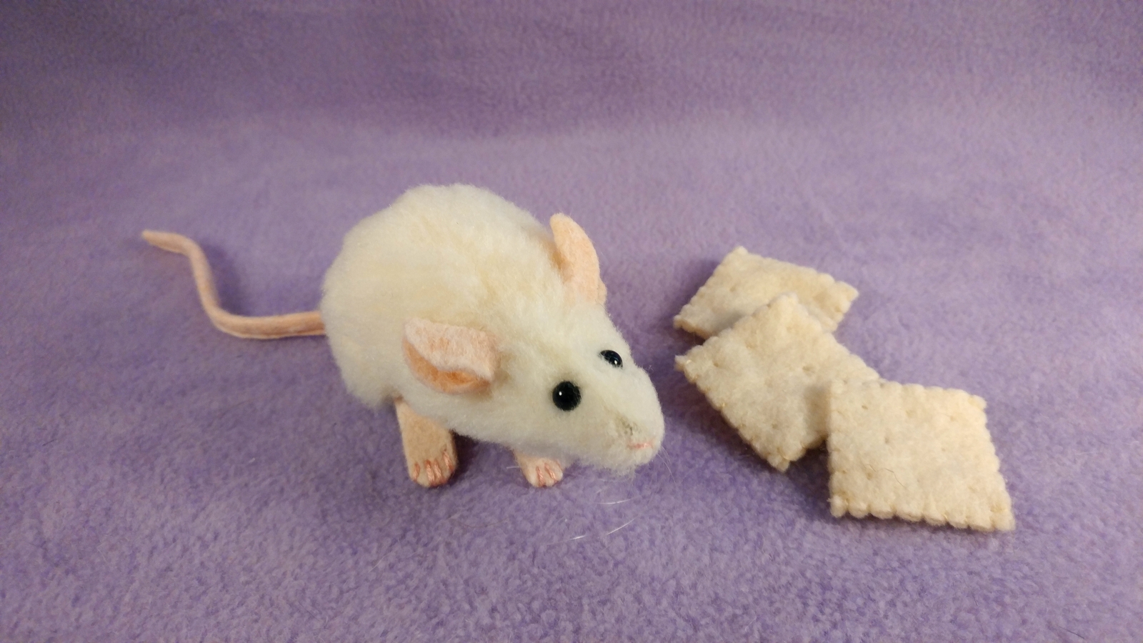 Ivory Mouse Plushie | Citrine Mouse