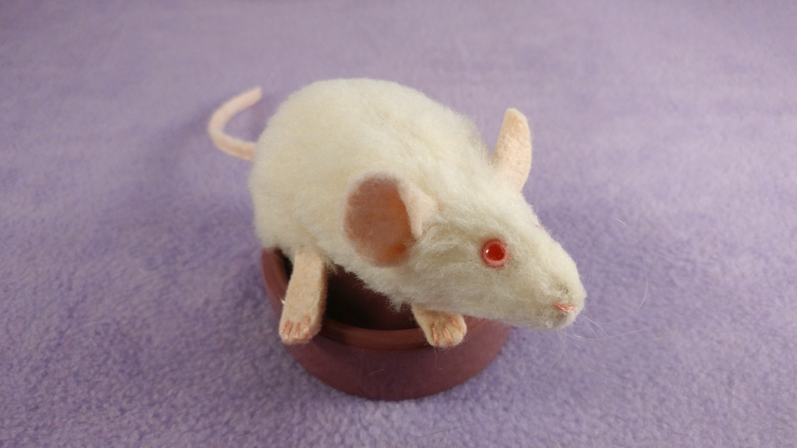 Ivory Mouse Plushie | Citrine Mouse