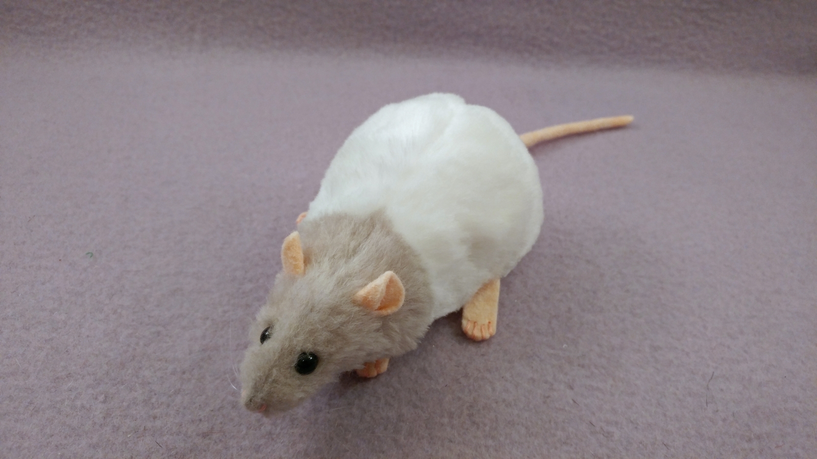 Light Grey Bareback Rat Plushie | Citrine Mouse