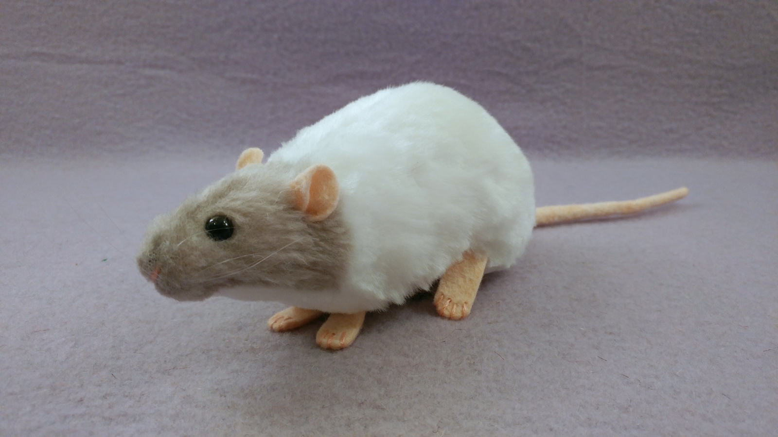 Light Grey Capped Rat Plushie | Citrine Mouse