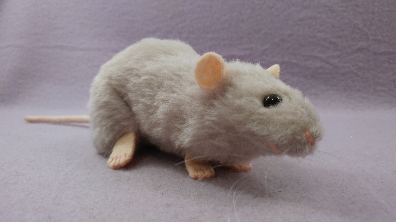 Light Grey Rat Plushie | Citrine Mouse