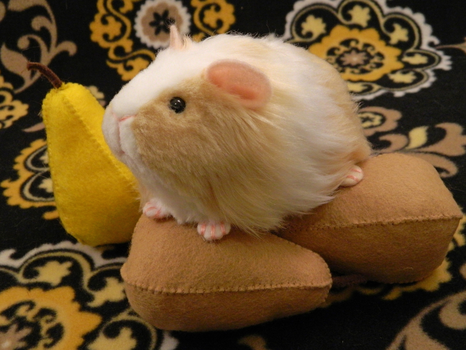 Little Buff Dutch Guinea Pig Plushie | Citrine Mouse